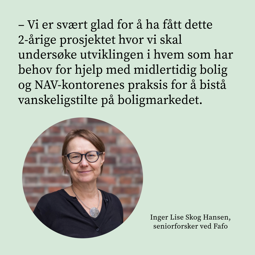 Fafo: Fafo nådde opp i NAVs utlysning av FOU midler for 2024